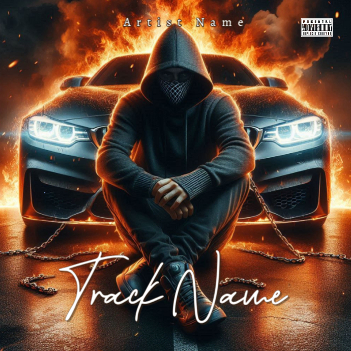 Black Mixtape Album Cover Template | PosterMyWall