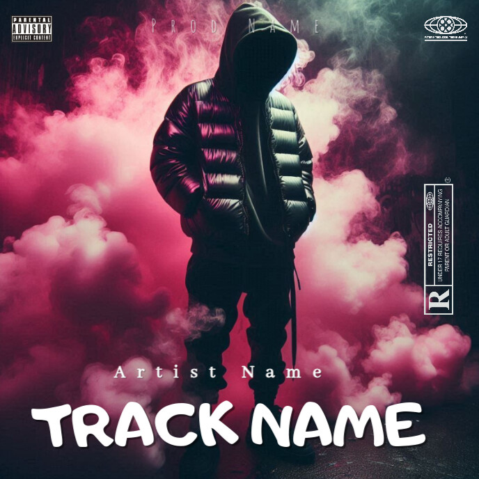 Black Mixtape Album Cover Template | PosterMyWall