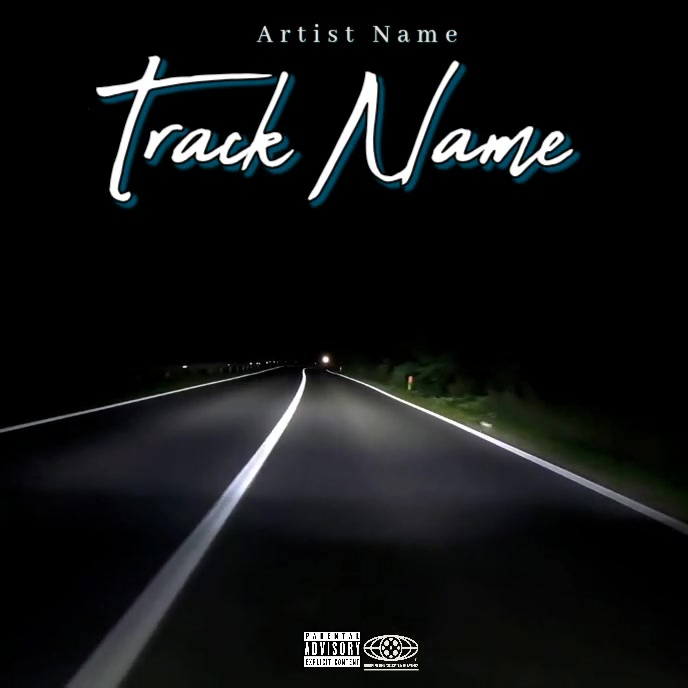 Black Mixtape Album Cover Template | PosterMyWall