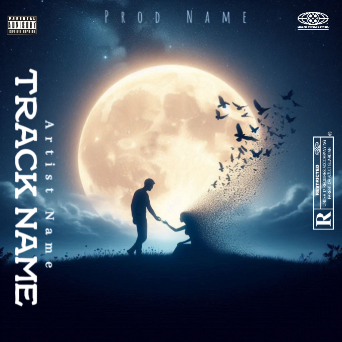 Black Mixtape Album Cover Template | PosterMyWall