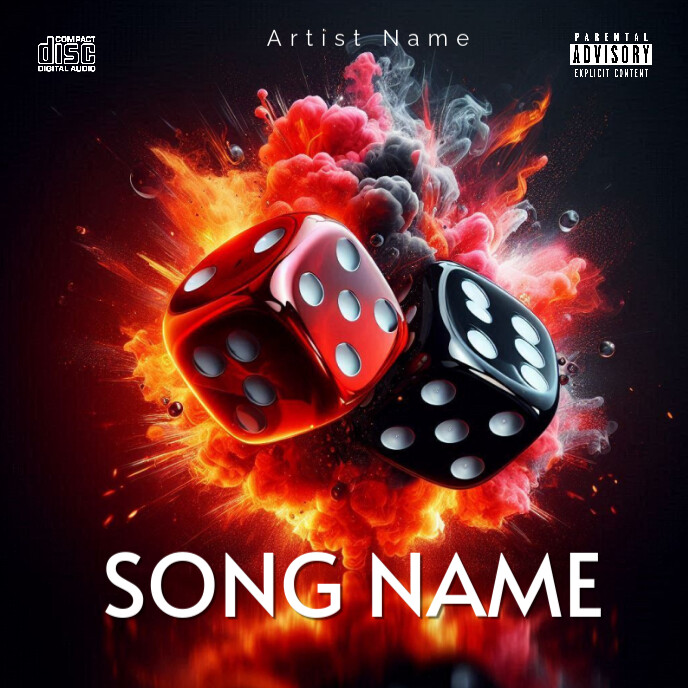 Black Mixtape Album Cover Template | PosterMyWall