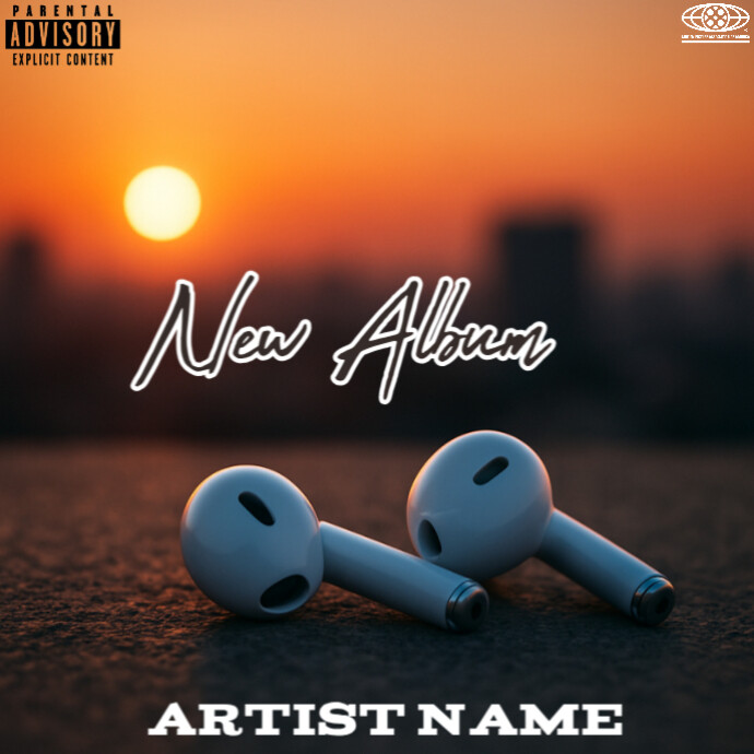 Black Mixtape Album Cover Template | PosterMyWall