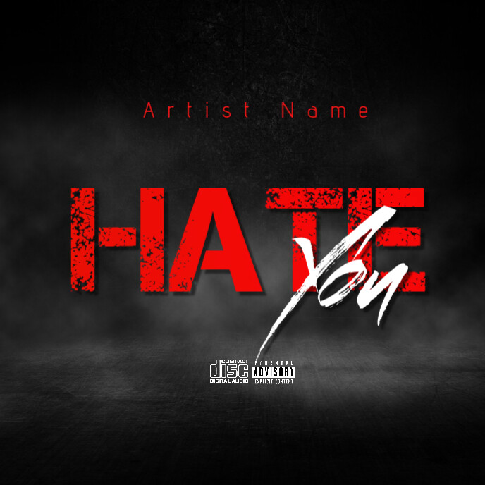 Black Mixtape Album Cover Template | PosterMyWall