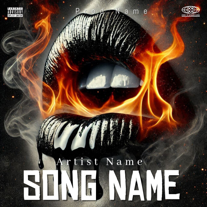 Black Mixtape Album Cover Template | PosterMyWall