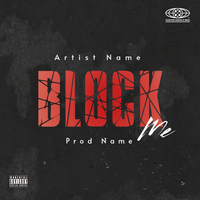 Black Mixtape Album Cover Template | PosterMyWall