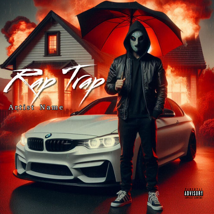 Black Mixtape Album Cover Template | PosterMyWall