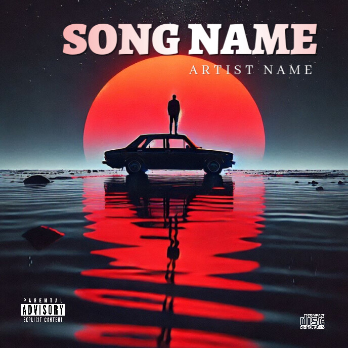 Black Mixtape Album Cover Template | PosterMyWall