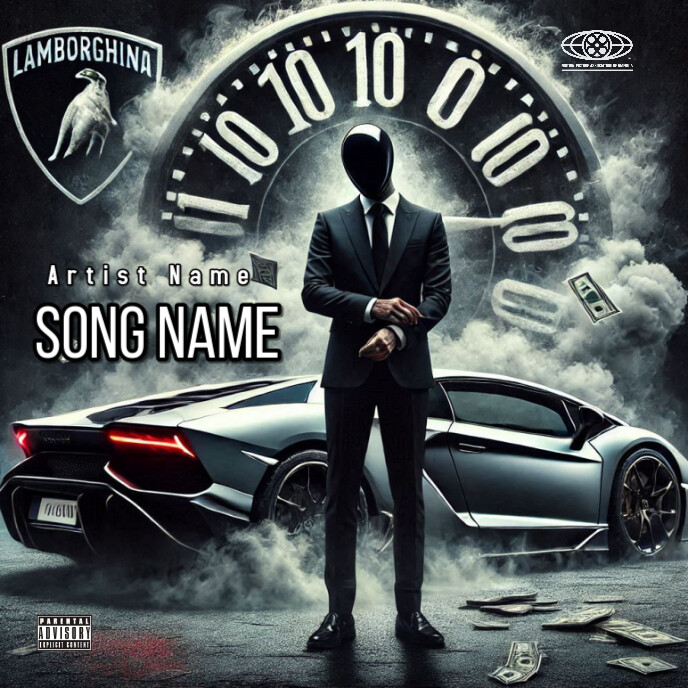 Black Mixtape Album Cover Template | PosterMyWall