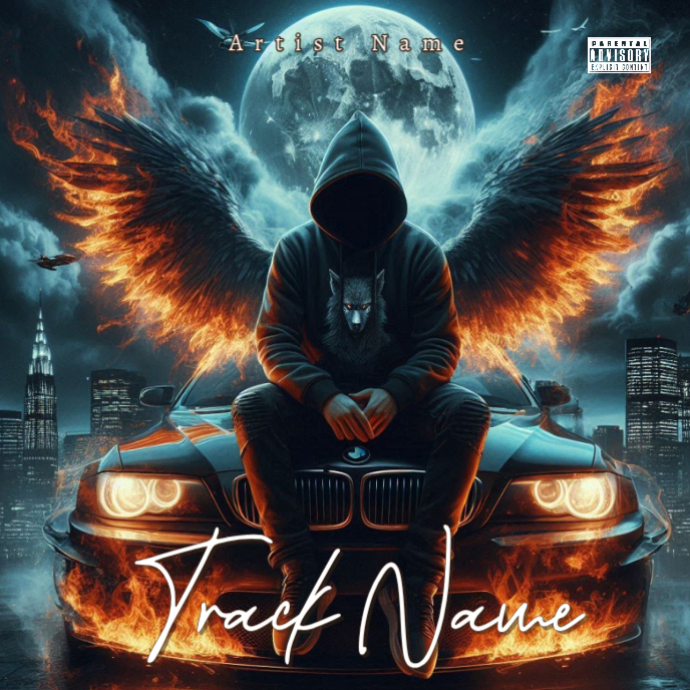 Black Mixtape Album Cover Template | PosterMyWall