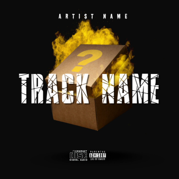 Black Mixtape Album Cover Template | PosterMyWall