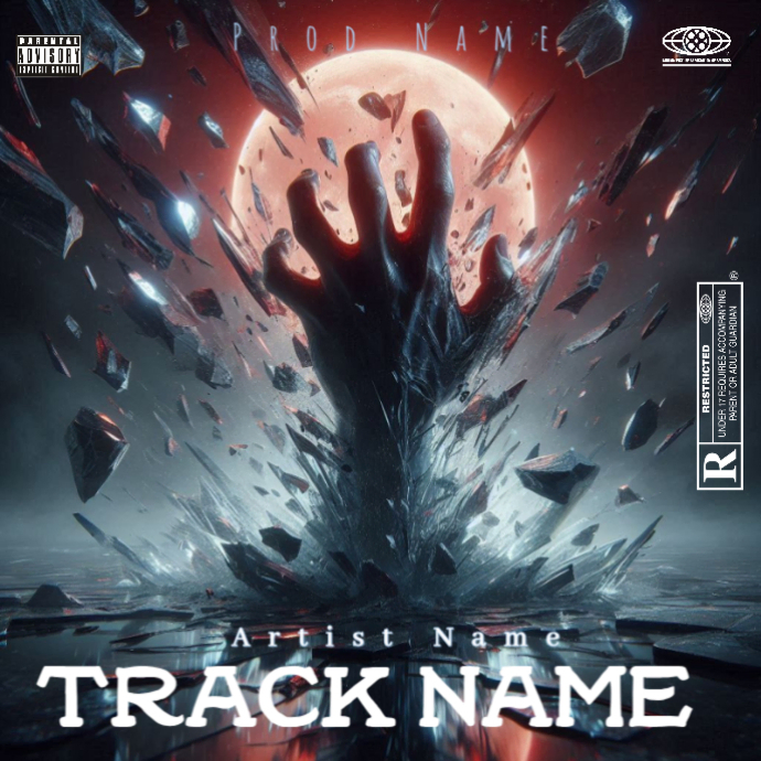 Black Mixtape Album Cover Template | PosterMyWall