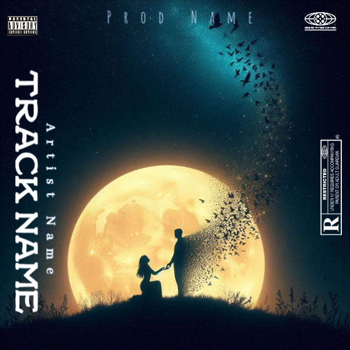 Black Mixtape Album Cover Template | PosterMyWall