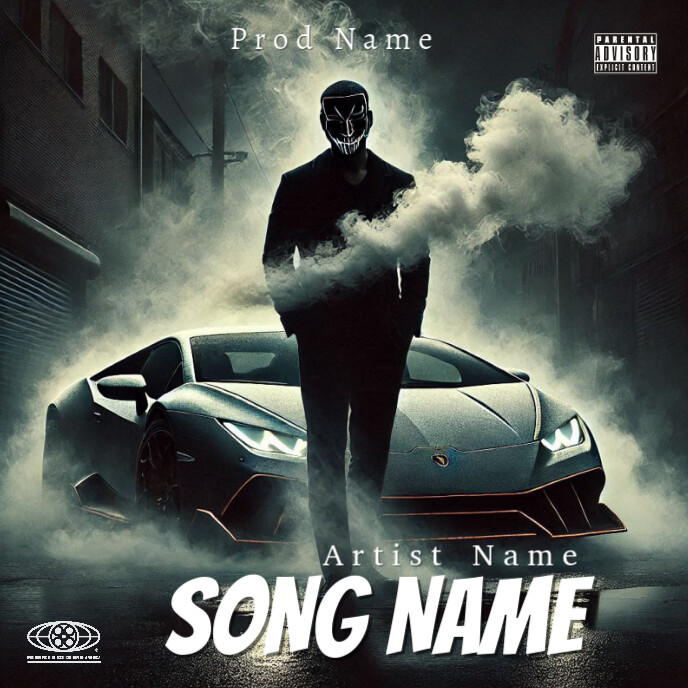 Black Mixtape Album Cover Template | PosterMyWall