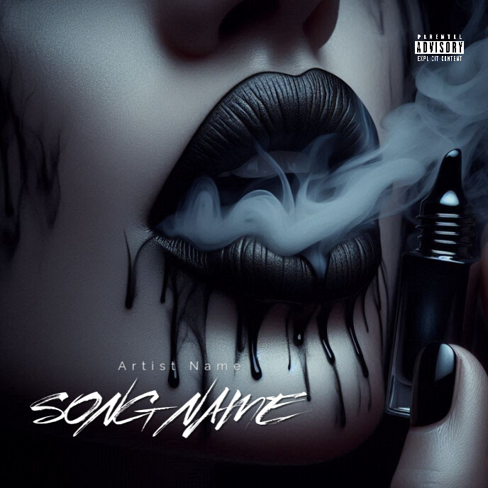 Black Mixtape Album Cover Template | PosterMyWall