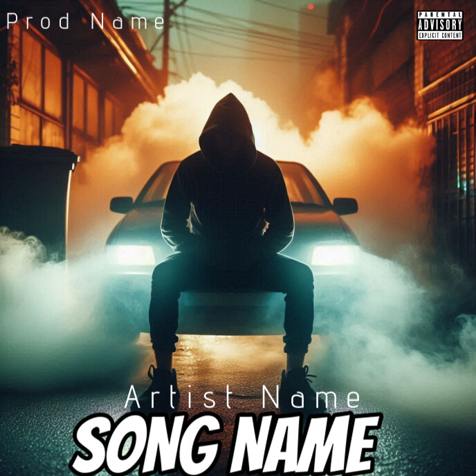 Black Mixtape Album Cover Template | PosterMyWall