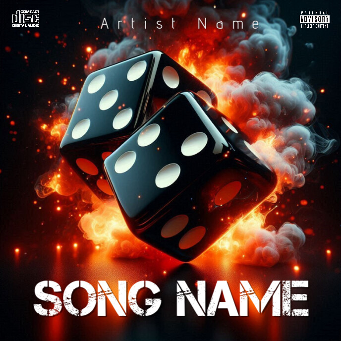 Black Mixtape Album Cover Template | PosterMyWall