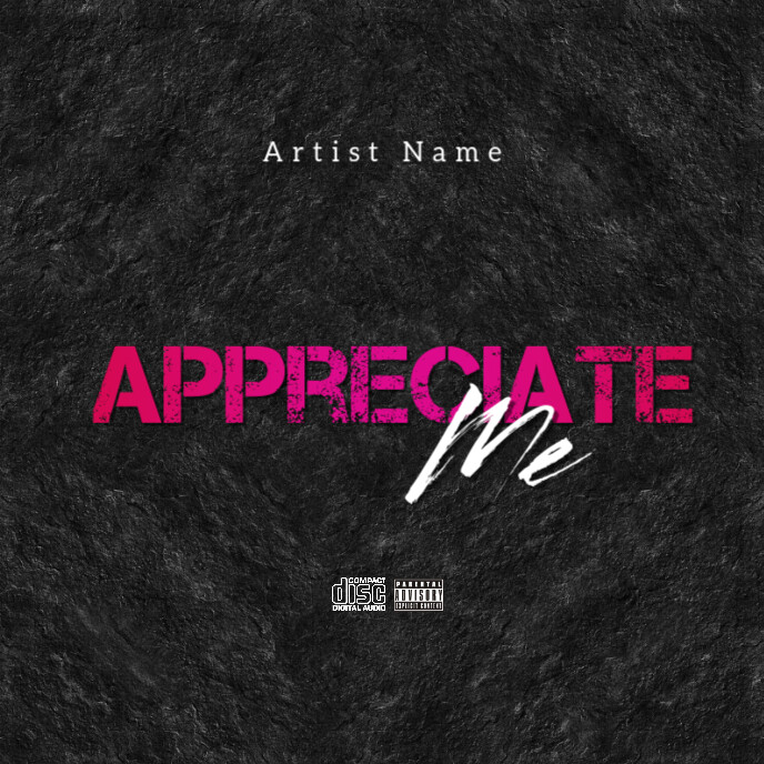 Black Mixtape Album Cover Template | PosterMyWall