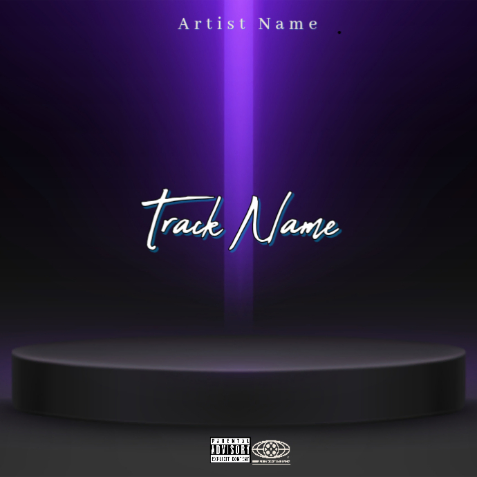 Black Mixtape Album Cover Template | PosterMyWall