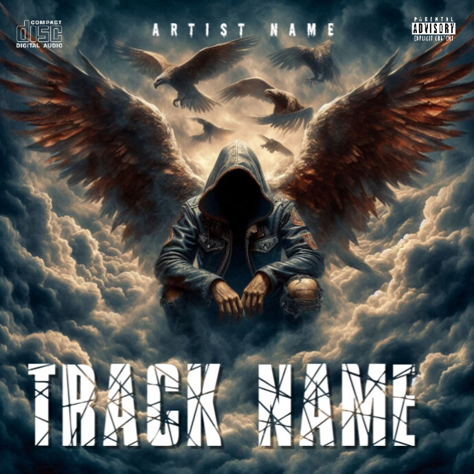 Black Mixtape Album Cover Template | PosterMyWall