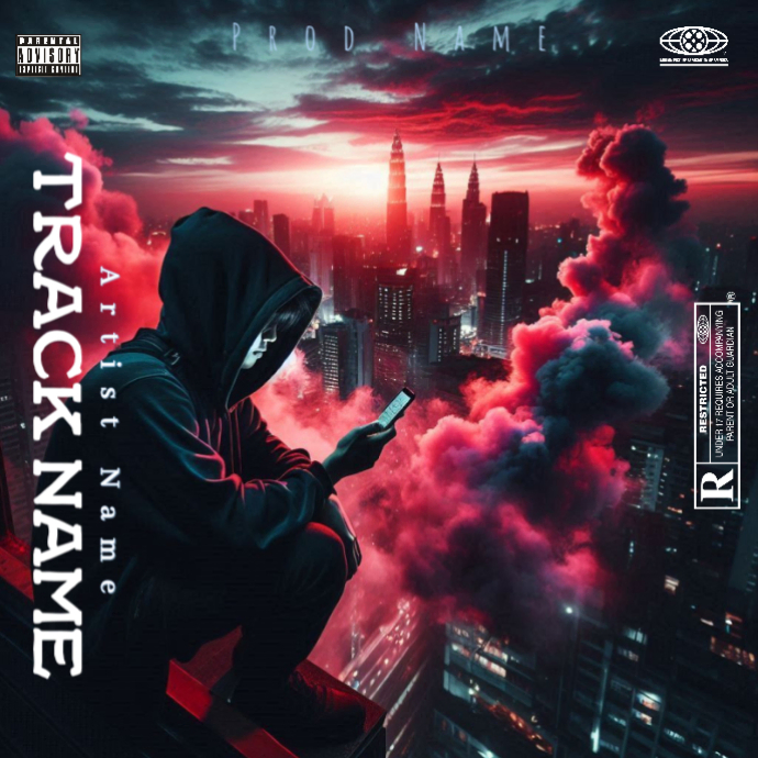 Black Mixtape Album Cover Template | PosterMyWall