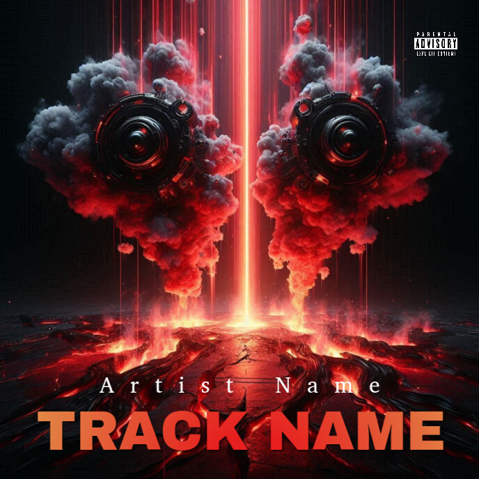 Black Mixtape Album Cover Template | PosterMyWall