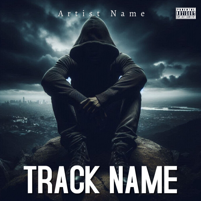 Black Mixtape Album Cover Template | PosterMyWall