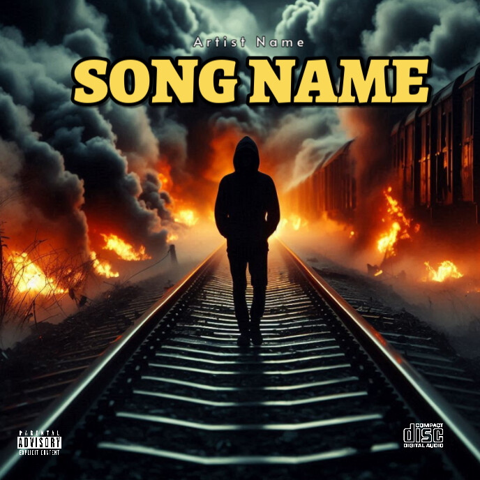 Black Mixtape Album Cover Template | PosterMyWall