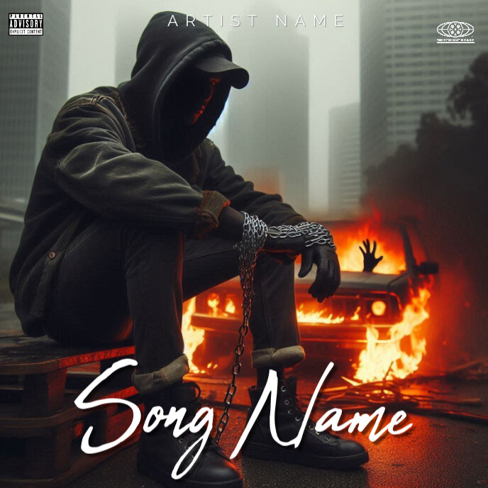 Black Mixtape Album Cover Template | PosterMyWall