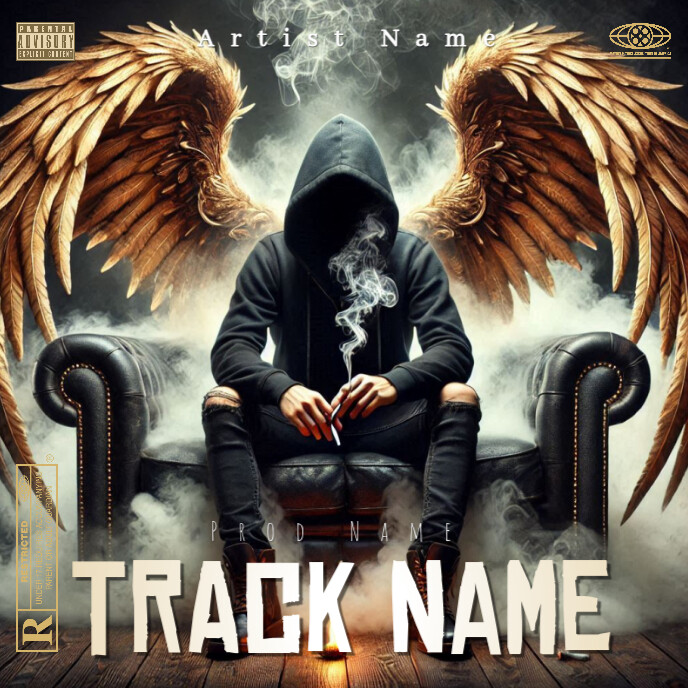 Black Mixtape Album Cover Template | PosterMyWall