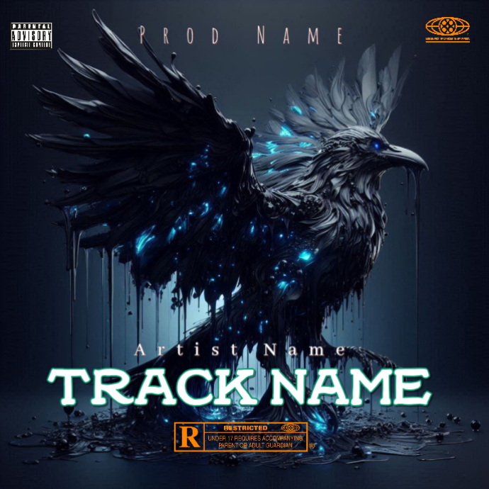 Black Mixtape Album Cover Template | PosterMyWall