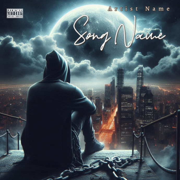 Black Mixtape Album Cover Template | PosterMyWall