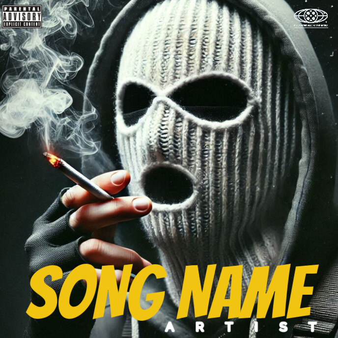 Black Mixtape Album Cover Template | PosterMyWall