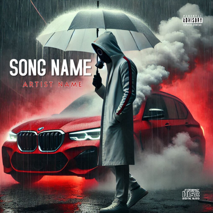 Black Mixtape Album Cover Template | PosterMyWall