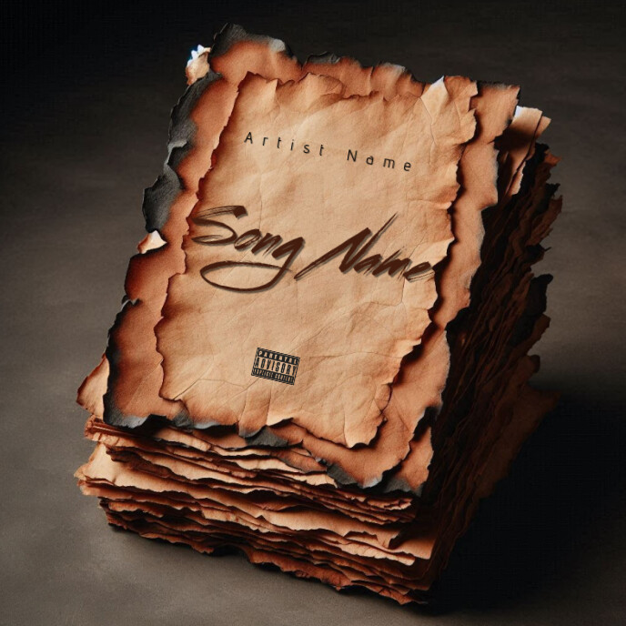 Black Mixtape Album Cover Template | PosterMyWall