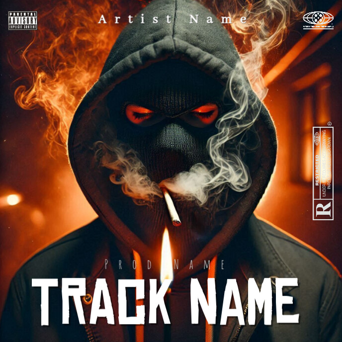 Black Mixtape Album Cover Template | PosterMyWall