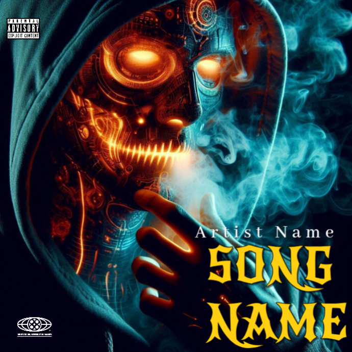 Black Mixtape Album Cover Template | PosterMyWall