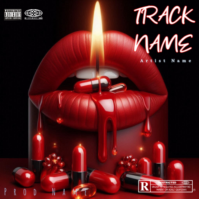 Black Mixtape Album Cover Template | PosterMyWall