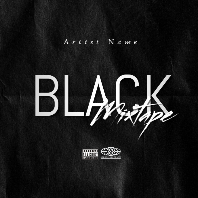 Copy of Black Mixtape Album Cover | PosterMyWall