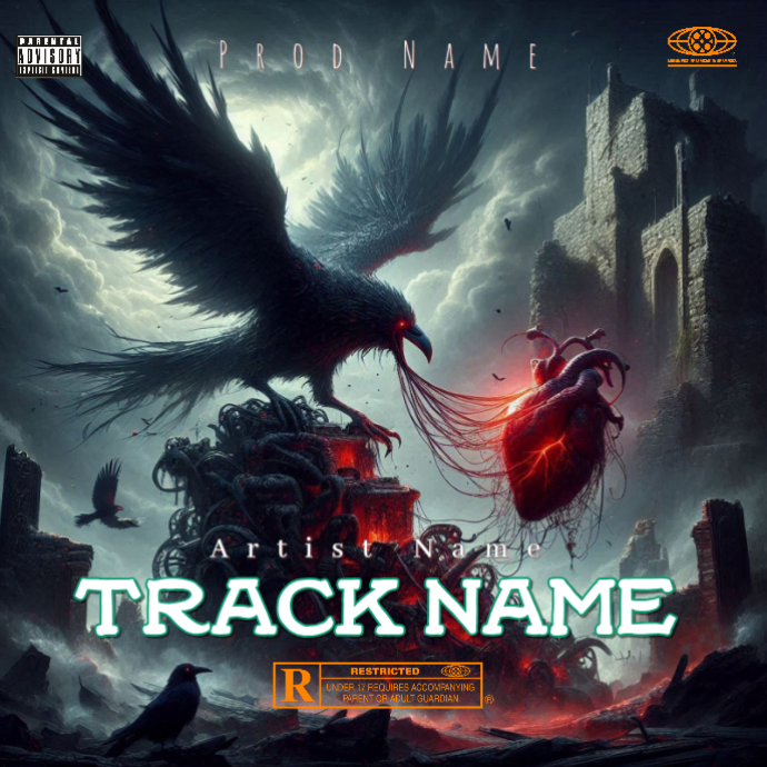 Black Mixtape Album Cover Template | PosterMyWall