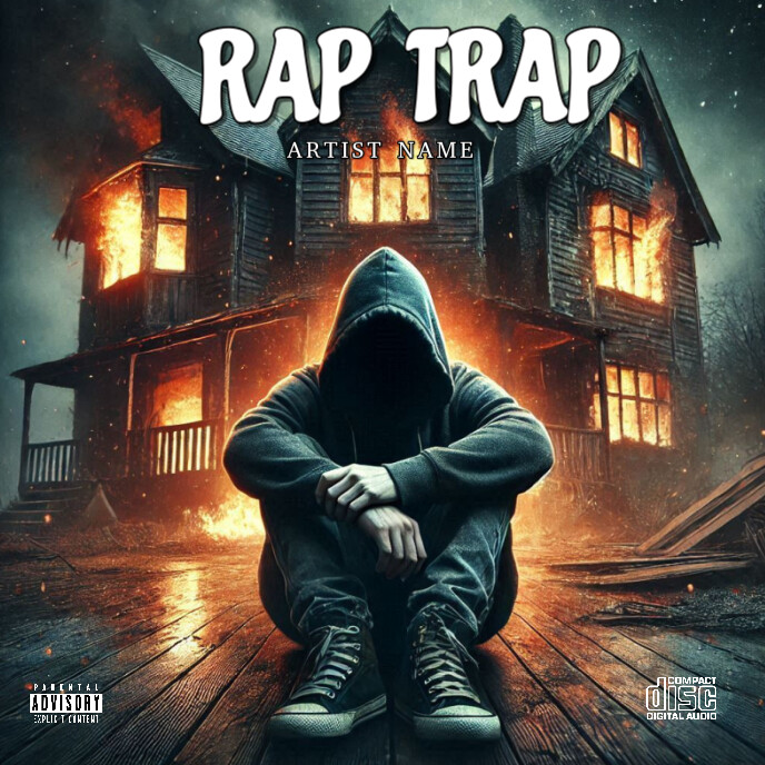 Black Mixtape Album Cover Template | PosterMyWall