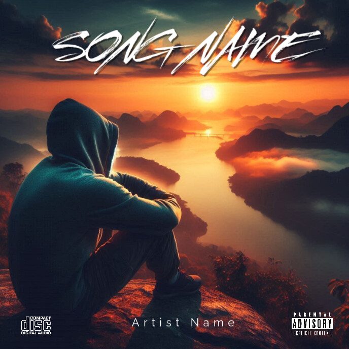 Black Mixtape Album Cover Template | PosterMyWall