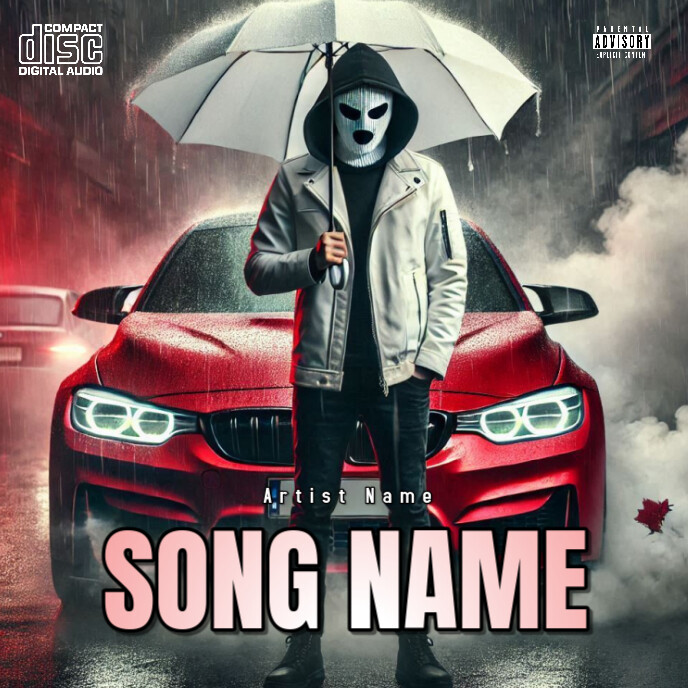 Black Mixtape Album Cover Template | PosterMyWall