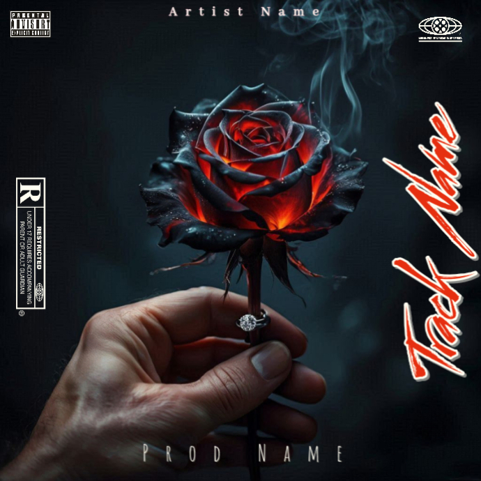 Black Mixtape Album Cover Template | PosterMyWall