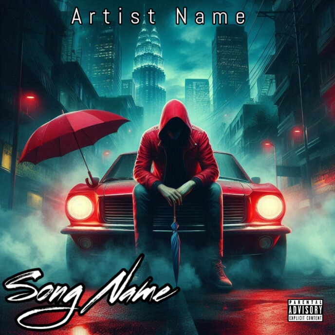 Black Mixtape Album Cover Template | PosterMyWall