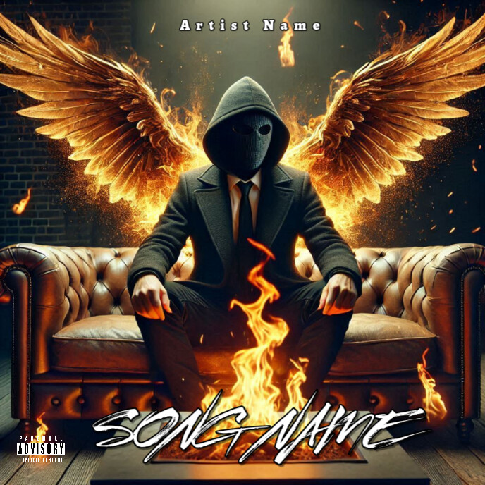 Black Mixtape Album Cover Template | PosterMyWall