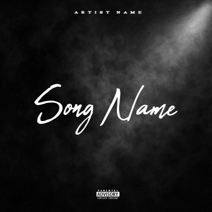 Black Mixtape Cover Album Cover Template | PosterMyWall