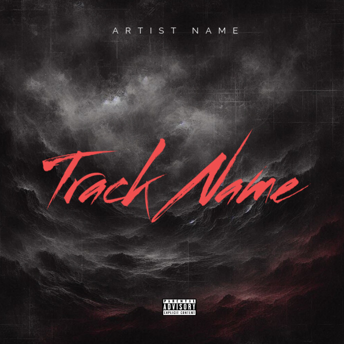 Black Mixtape Cover Album Cover Template | PosterMyWall