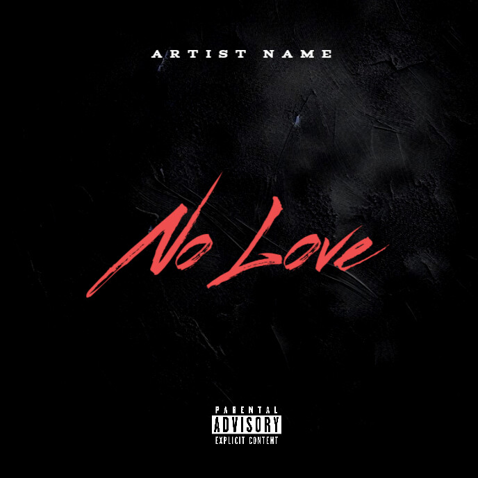 Black Mixtape Cover Album Cover Template | PosterMyWall