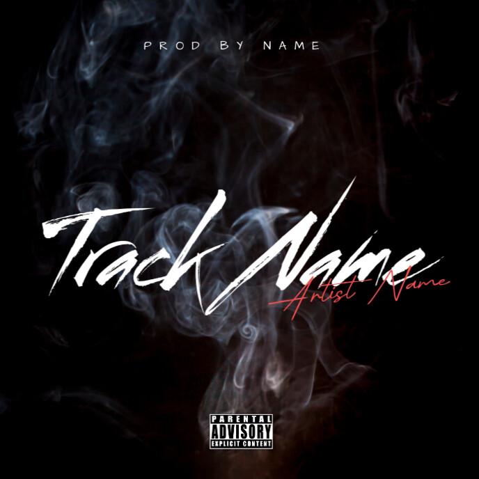 Black Mixtape Cover Album Cover Template | PosterMyWall