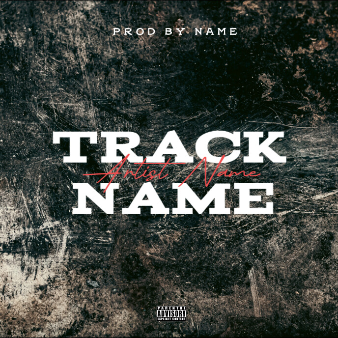 Black Mixtape Cover Album Cover Template | PosterMyWall